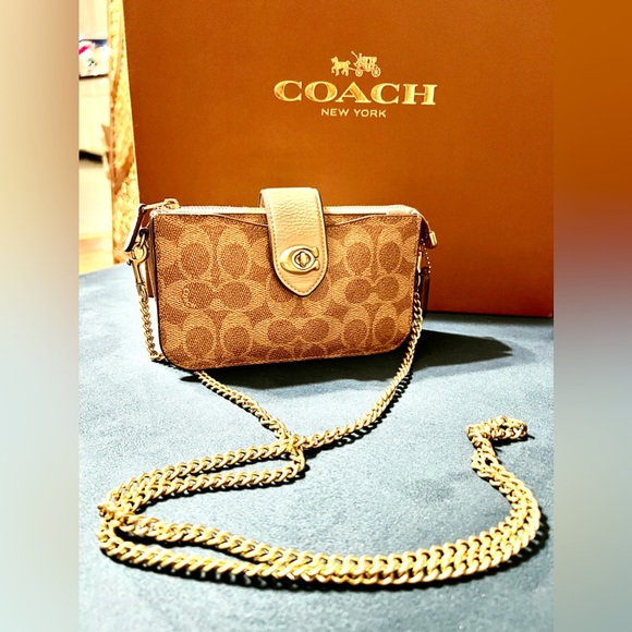Coach | Bags | Coach Mini Bag Chain Wallet | Poshmark